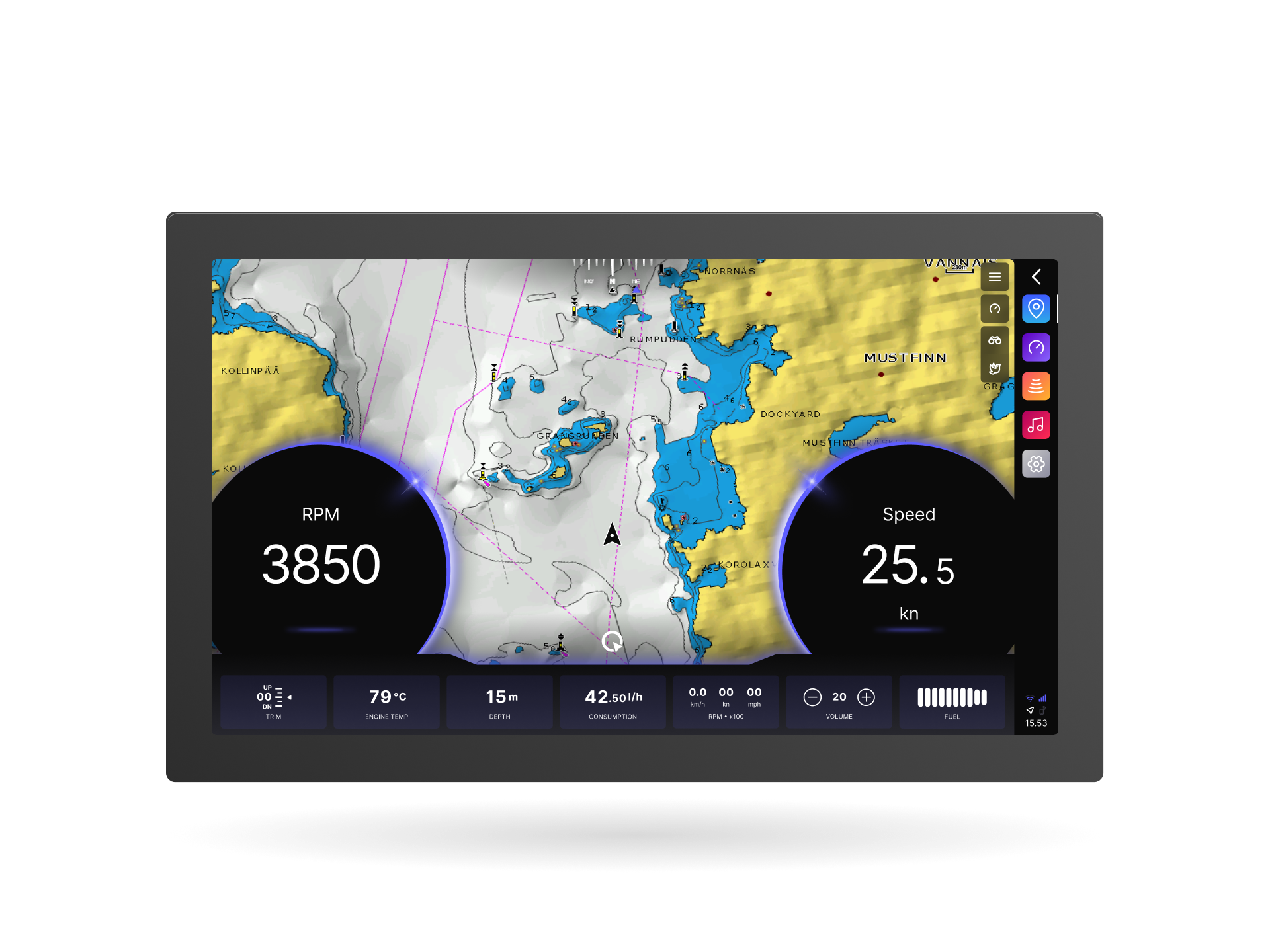 Q Display 216 – Complete Package – Honda Marine