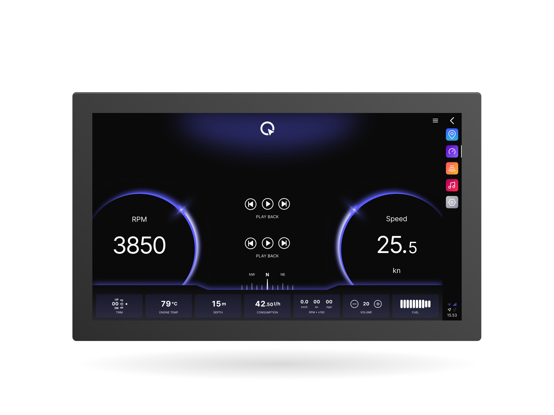 Q Display 216 – Complete Package – Honda Marine
